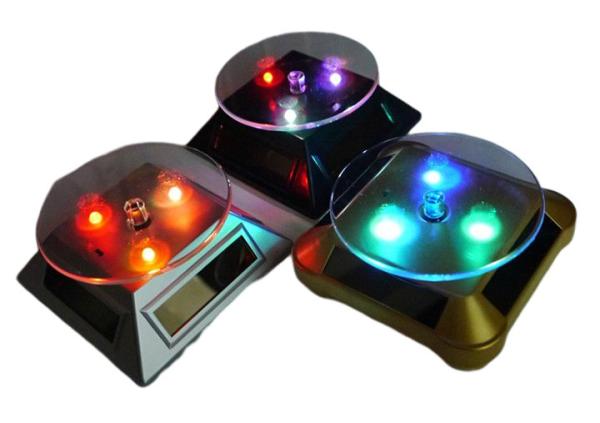 Quality Eco Friendly Solar Powered Display Stand 360° Rotating Light Weight for sale