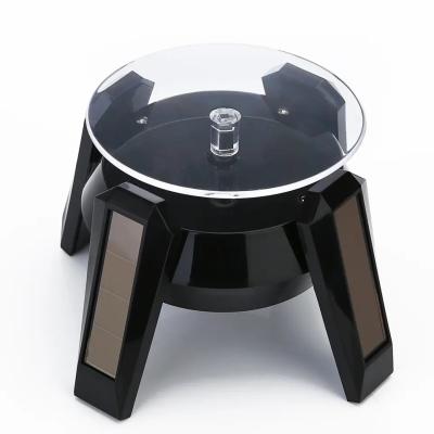 China ABS Advertising Solar Display Stand Tray 90mm With 360° Rotation for sale