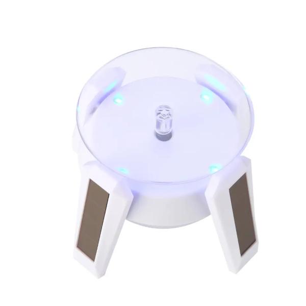 Quality Energy Saving Led Light Solar Display Stand With 360 Degree Rotation for sale