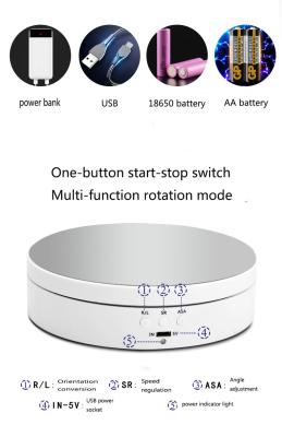 中国 調整電動回転ターンテーブルディスプレイスタンド製品ディスプレイターンテーブル 販売のため