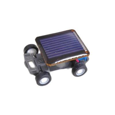 Cina pannello solare didattico vibratore nero piccola mini auto solare giocattolo per bambini bambini in vendita