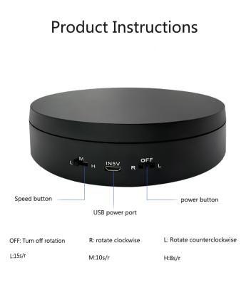 China Gefrosted Elegance Draaiend Display Platform Gemaakt van motoren Draaiend Display Stand Te koop