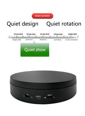 China Vrijstaand rond draaibare display Stand elektrisch draaitafel display met twee schakelaars Te koop