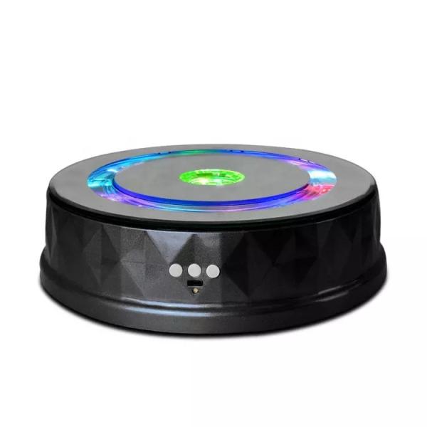 Quality 23cm Exquisite Rotating Led Display Stand 360 Degree Rotating Turntable Display Stand for sale