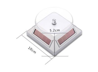 China OEM Advertising Equipment Solar Powered Rotating Display Stand For Small Objects for sale
