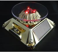 Quality Acrylic Solar Showcase 360 Degree Rotating Turntable Display Stand With Led for sale