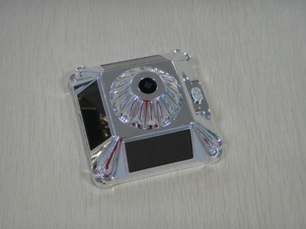 Quality Silver / Golden Lotus Solar Display Stand Rotating 360 Degrees For Advertising for sale