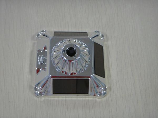 Quality Silver / Golden Lotus Solar Display Stand Rotating 360 Degrees For Advertising for sale