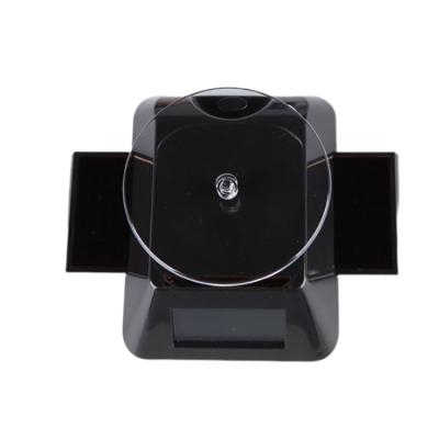 China 90mm Plate Acrylic Solar Powered Display Turntable Eco Friendly Logo Available for sale