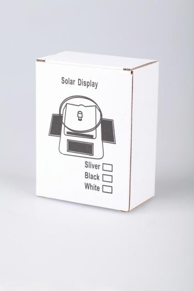 Quality 90mm Plate Acrylic Solar Powered Display Turntable Eco Friendly Logo Available for sale