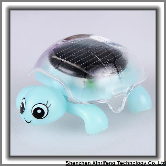 Quality Mini Solar Powered Tortoise Educational Toy Cute Plastic Turtle for sale