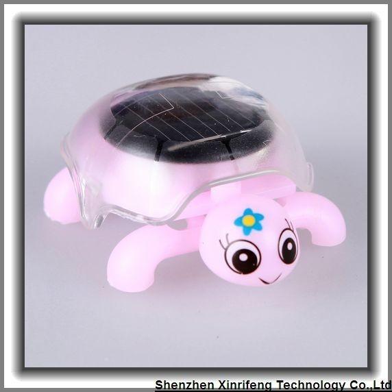 Quality Mini Solar Powered Tortoise Educational Toy Cute Plastic Turtle for sale