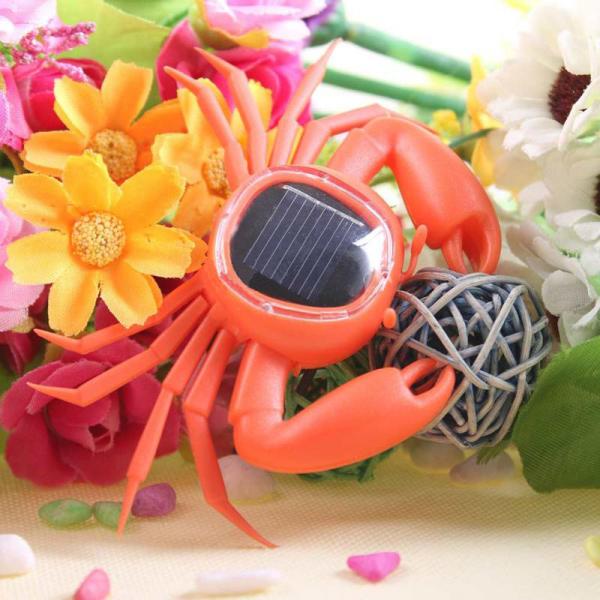 Quality ABS Solar Powered Crab Solar Energy Toy For Children Customized Logo for sale