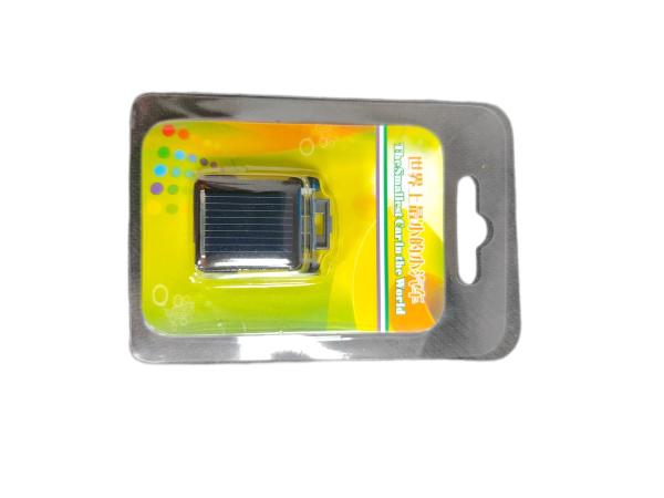 Quality Black Colored Novel Mini Solar Car Toys Small Juguetes Novedosos Customized Logo for sale