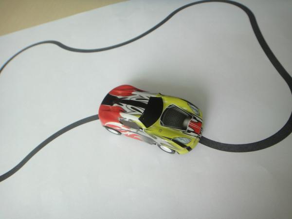 Quality Educational Solar Powered Toy Car Line Track Car Funny Novelty For Children for sale