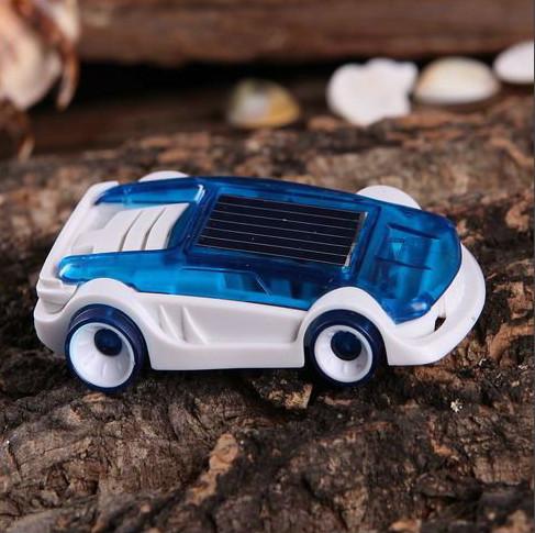 Quality Promotional ABS Material Tiny Solar Car Solar Powered Mini Car for sale