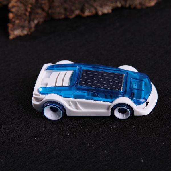 Quality Promotional ABS Material Tiny Solar Car Solar Powered Mini Car for sale