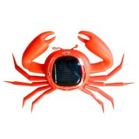 Quality Orange Color Solar Powered Crab Small Solar Toys For Children for sale