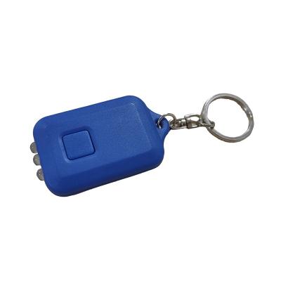 China Customized Colorful Solar Key Ring Three Led Light Solar Power Keychain for sale