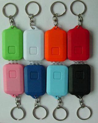 China Customized Colorful Solar Key Ring Three Led Light Solar Power Keychain for sale