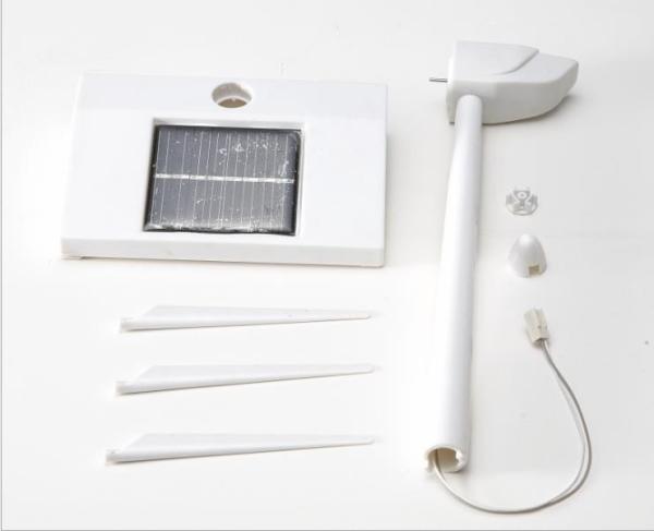 Quality Popular Outdoor Solar Wind Turbine Toy Plastic DIY Mini Solar Toys for sale
