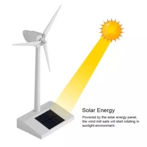 Quality Outdoor Decor Solar Powered Windmill Toy Plastic Kids DIY Garden Windmill for sale