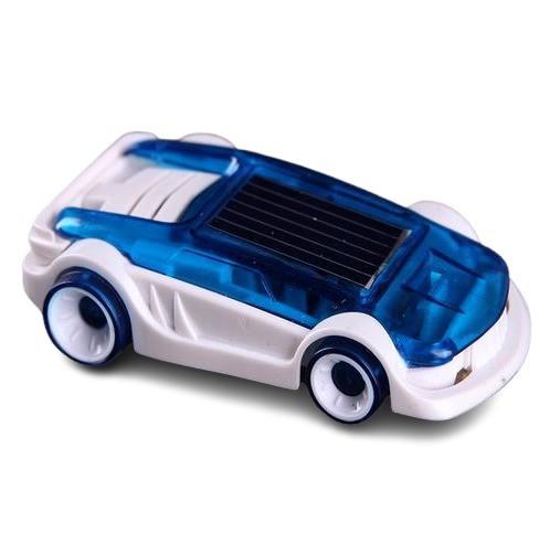 Quality Blue Classic Solar Panel Car Toy Small Solar Car Educational For Kids for sale