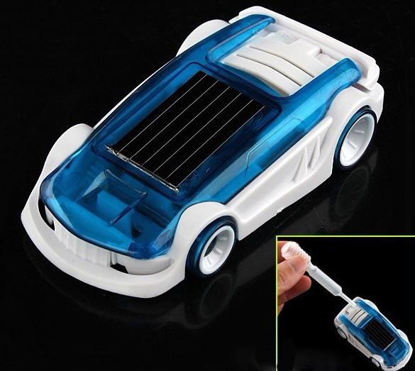Quality Creative Green Energy Smallest Solar Car Toy Solar Brine Car For Boys for sale