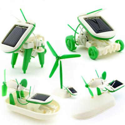 China Stem 6 in 1 Solar Toy Robotic Kits for Students Novelty Gag Toys Solar Robot Kit Toys & Hobbies for Kids for sale