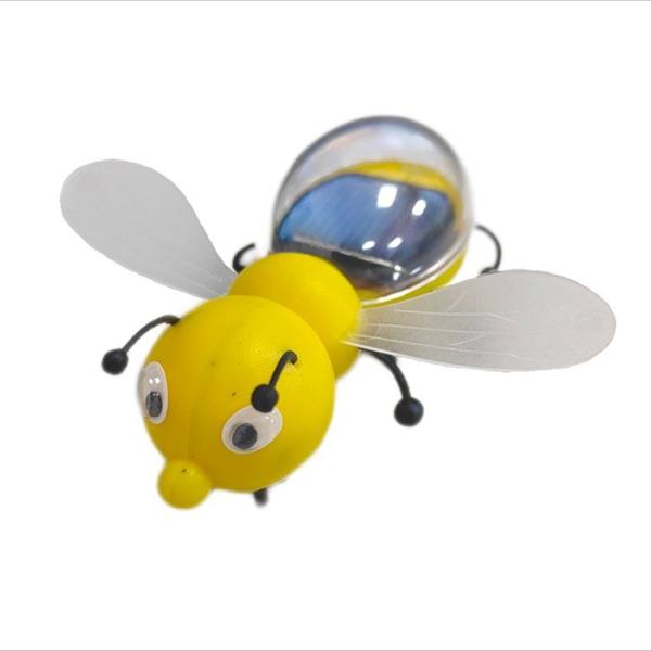 Quality Yellow Color Solar Powered Bee Novelty Mini Solar Energy Toys For Children for sale