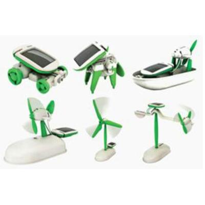 China 6 in 1 Eco- Friendly Solar Energy Toy Robots DIY Other Baby Toy Science Kit Toys for Children for sale