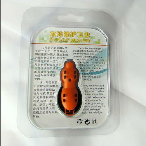 Quality Orange Solar Energy Toys Solar Worm Toys For Children OEM/ODM for sale