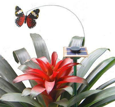 Quality Artificial Solar Powered Butterfly Solar Insect Toys Waterproof For Decoration for sale
