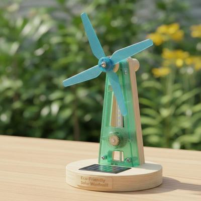 China Eco Friendly Solar Windmill Toy Durable Materials Educational Renewable Energy Model Ideal for Science Projects and Outdoor Learning Activities for sale