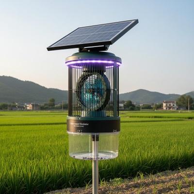 China Solar Insect Eliminator Device Solar Powered Insect Trap Suitable for Agricultural Pest Control and Eco Friendly Farming for sale