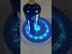 multifunction automatic rotating stand bluetooth speaker musical electric display stand