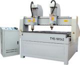 China high efficiency double heads cnc router machine 1800 x 1300mm for sale