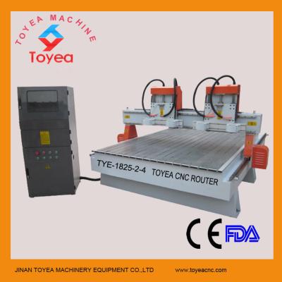 China Strong Multi-heads China CNC Carving machine TYE-1825-2T4 for sale
