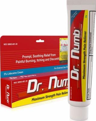 China SGS Longest Lasting Numbing Cream 30g Tattoo Pain Cream Customized Te koop