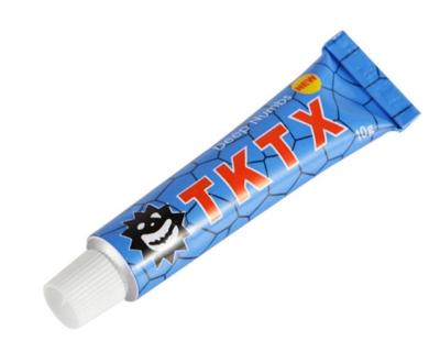 Cina Blue Eyebrow Tattoo Numbing Cream TKTX 40% Painless Tattoo Cream in vendita