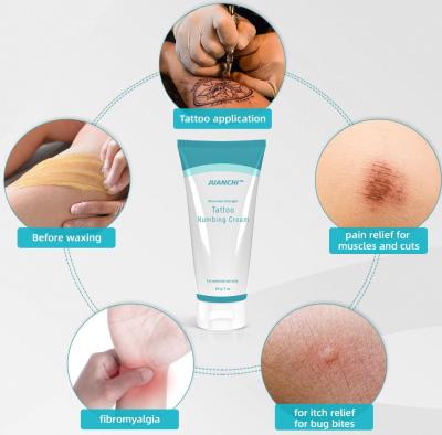 China Anaesthetic Topical Painkiller Cream 60g Pain Stop Cream For Permanent Makeup Te koop