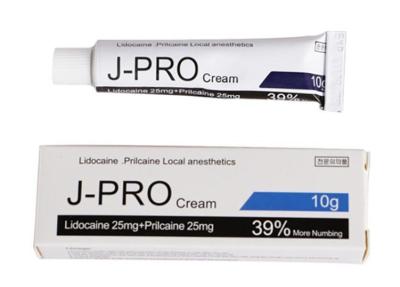 中国 J-PRO 39.9% 麻酔眼クリーム OEM ODM 無痛 タトゥー麻痺クリーム 販売のため