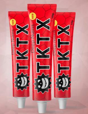 Cina Crema di intorpidimento TKTX 40% Rossa 10g Crema di sollievo muscolare più forte in vendita