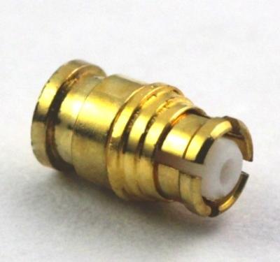 China 40GHz Gold Plated SMP RF Connector , RG178 RG142 Rf Coaxial Cable Connector for sale