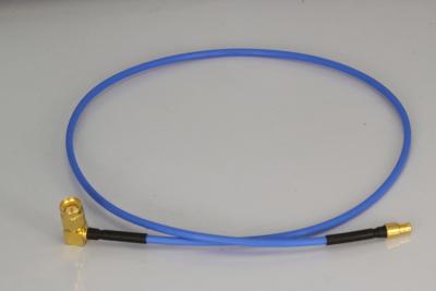 China 670-086 SXE RF Connector Coaxial Cable SMA Male Cable With Right Angle Connector for sale