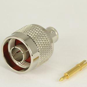 China Straight Solder N Type Coax Connector Jack 250 Semi Rigid 50 Ohm N Connector for sale