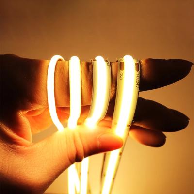 China CE RoHs IP20 8mm Width 12V 24V 3000K 4000K 6500K Warm Nature White Flexible Strip Light for sale