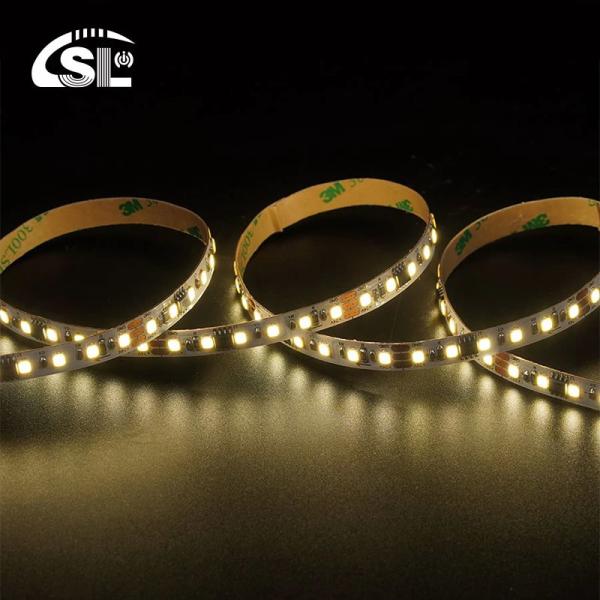 Quality 115lm/w Smart Flowing Chase Running 12V24V 8mm 120leds 3000K Warm White Electroplate SMD2835 LED Strip Light for sale