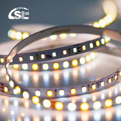 China 120leds 8mm 3000K-6500K CCT Flexible Dual Color COB SMD2835 LED Strip Light with 80 Ra for sale