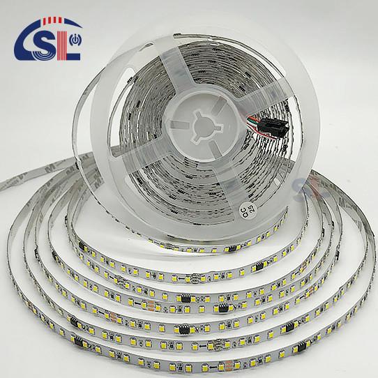 Quality DC12V / 24V SMD2835 Electroplate PCB 240Ds 8mm Ra 80 4000K LED Light Strip for Home for sale